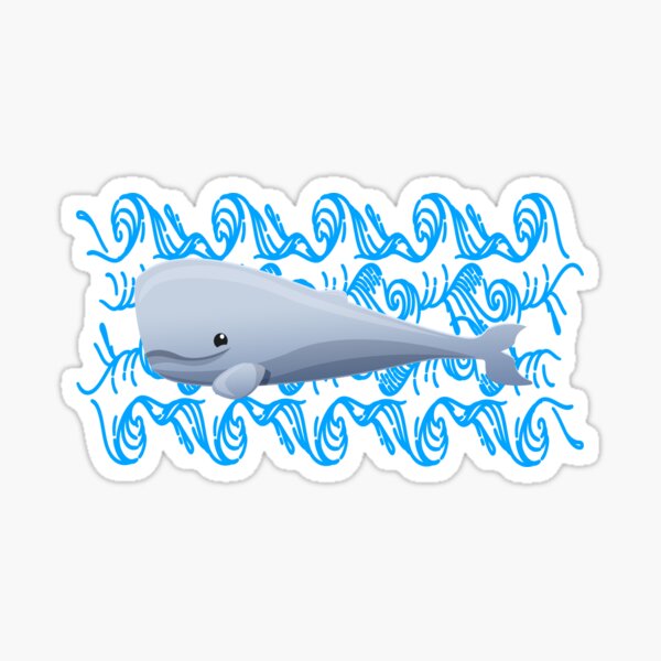 "Beluga Whale Pocket " Sticker for Sale by SparkleLiveLife | Redbubble