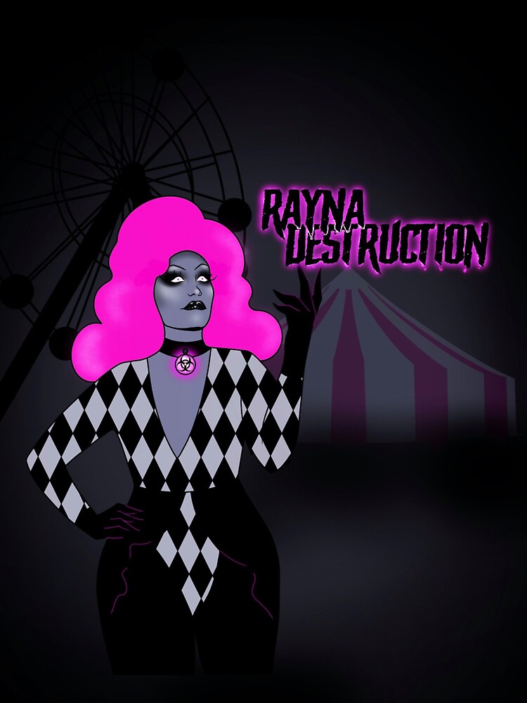 "Funhouse Rayna Logo" Sticker by raynadestruct | Redbubble