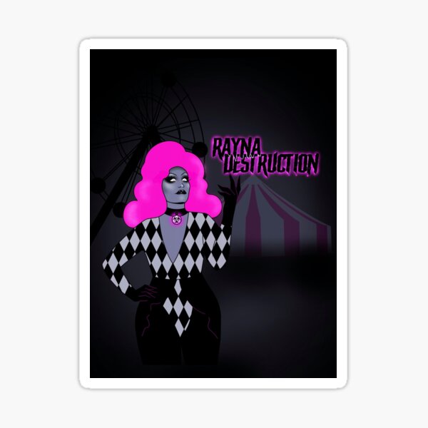 "Funhouse Rayna Logo" Sticker by raynadestruct | Redbubble