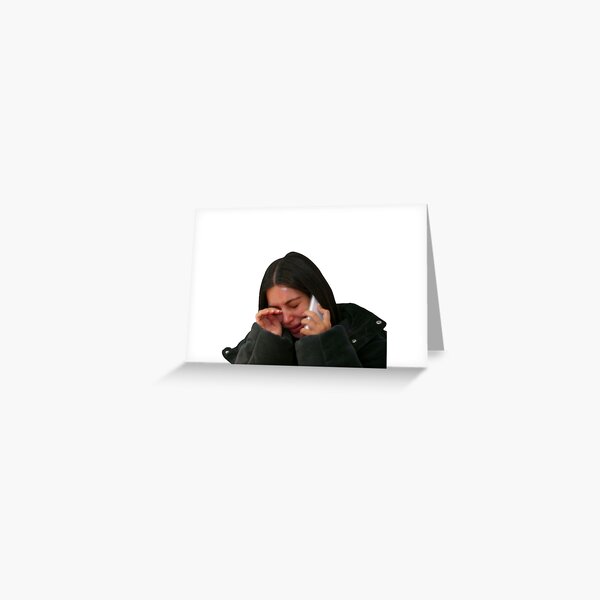 "Kim Kardashian Crying Meme" Greeting Card by no1phantrash | Redbubble