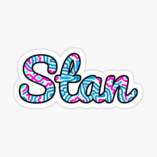 "Stan Handwritten Name" Sticker for Sale by inknames | Redbubble