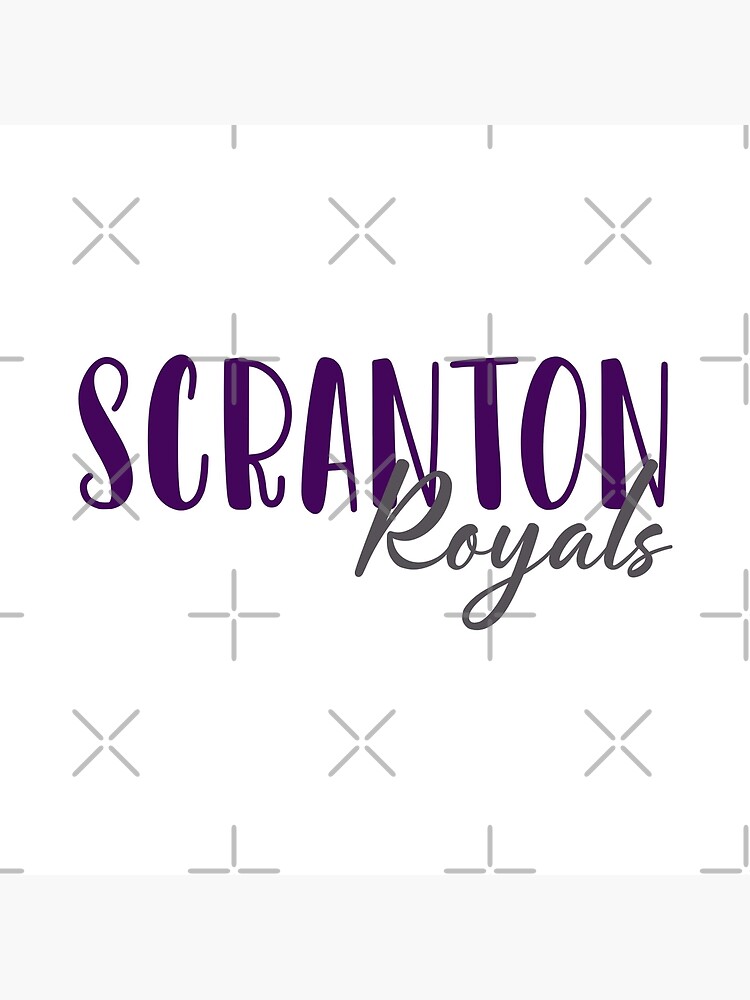 "Scranton Royals" Throw Pillow for Sale by taylorr-made | Redbubble