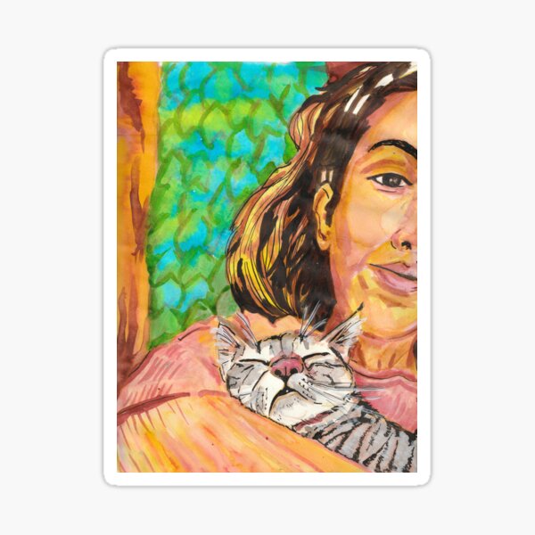 "My Little Tabby Love" Sticker for Sale by Kyleacharisse | Redbubble