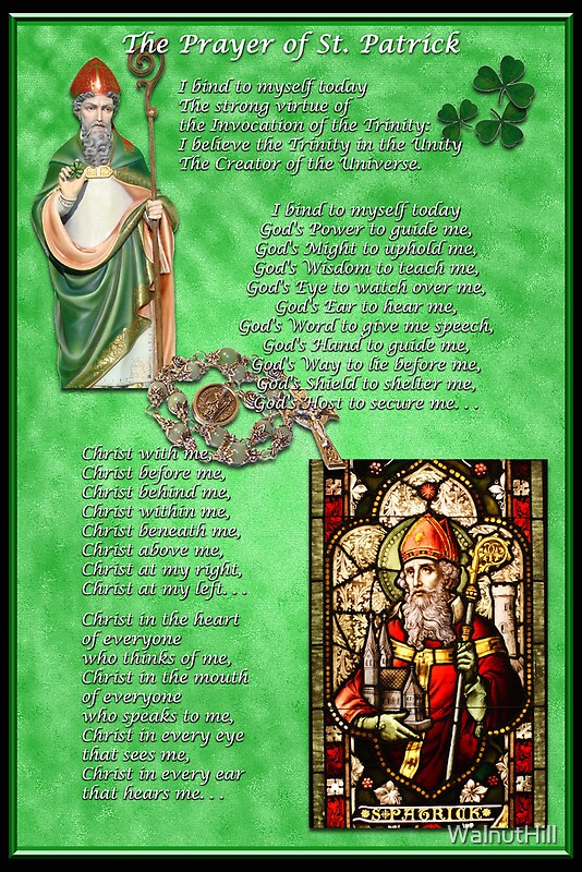 "St. Patrick's Prayer" by WalnutHill | Redbubble