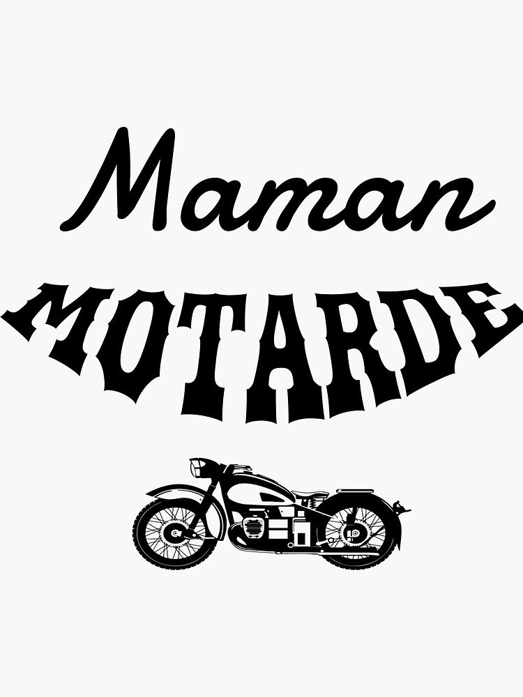 "Fun and cool biker mom" Sticker by chris34600 | Redbubble