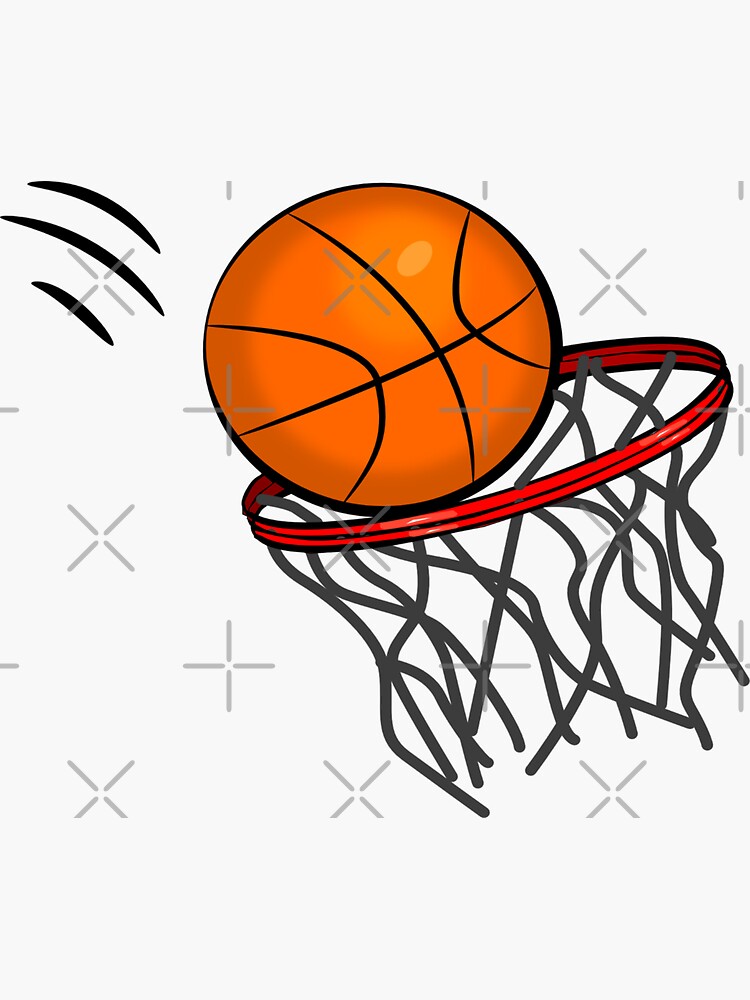 "Basketball " Sticker for Sale by judydoll | Redbubble
