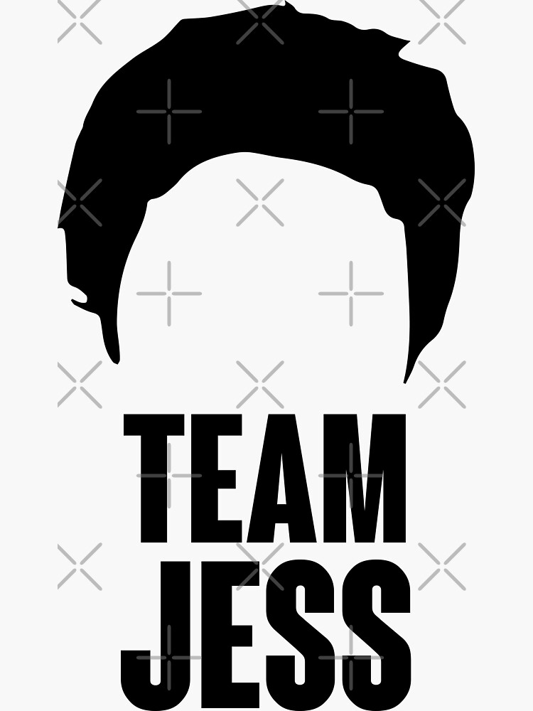 "Team Jess" Sticker for Sale by ThingsShop | Redbubble
