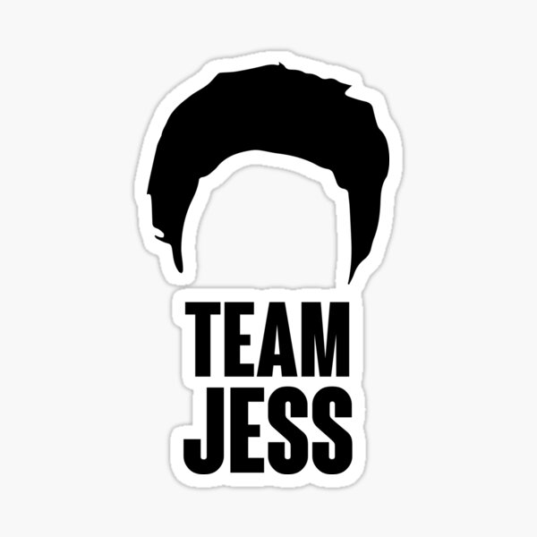 "Team Jess" Sticker for Sale by ThingsShop | Redbubble