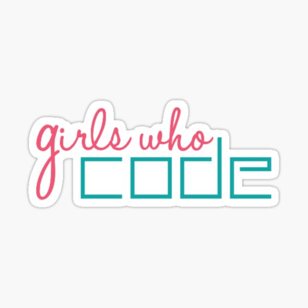 "Girls who code" Sticker by arpitalasker | Redbubble