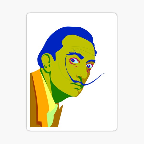 "Dali" Sticker for Sale by NanaShiraishi | Redbubble