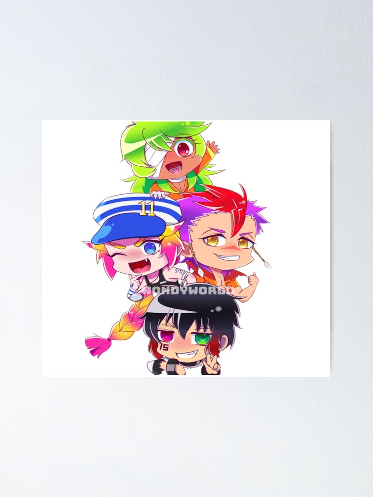 "nanbaka Otaku Fan art Anime Manga" Poster for Sale by blackscarpo ...