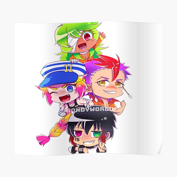 "nanbaka Otaku Fan art Anime Manga" Poster for Sale by blackscarpo ...