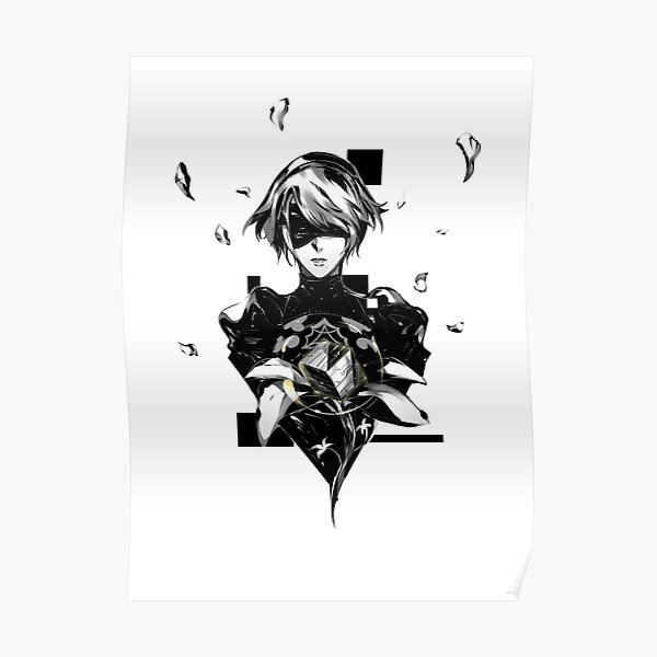 "YoRHa 2B" Poster by Orpheon | Redbubble