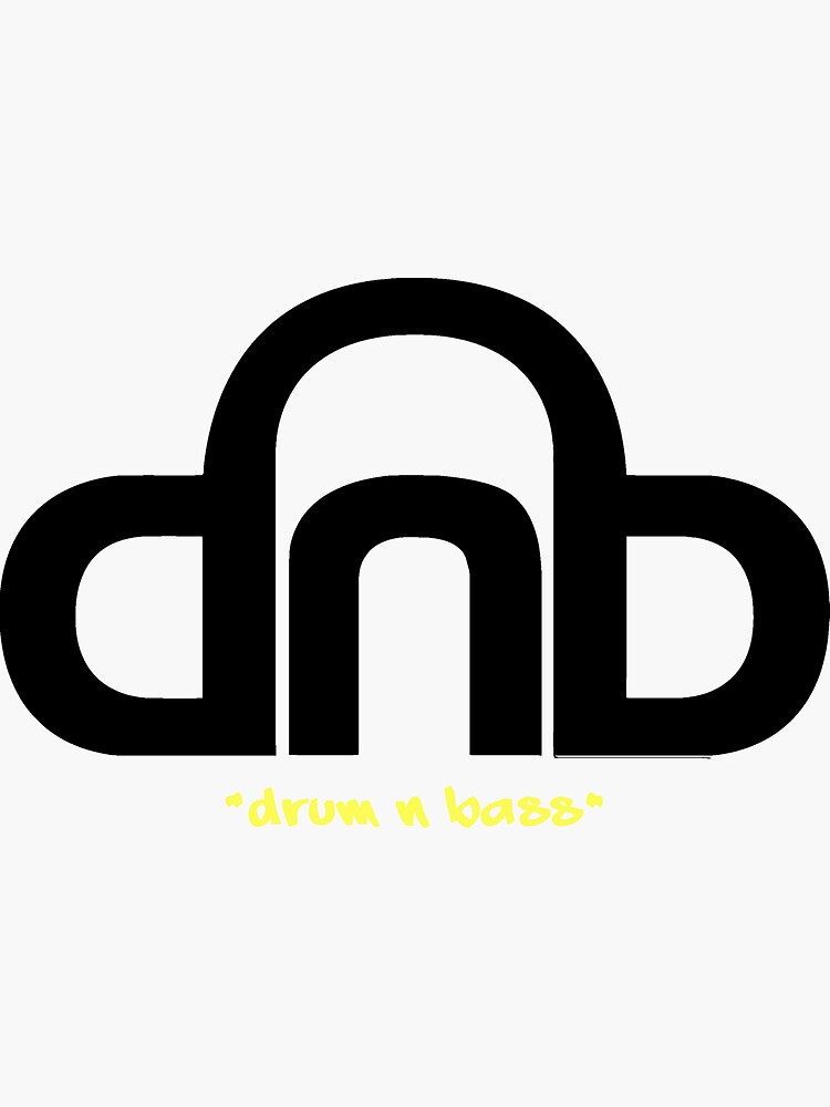 "DNB" Sticker for Sale by SeshStyle | Redbubble