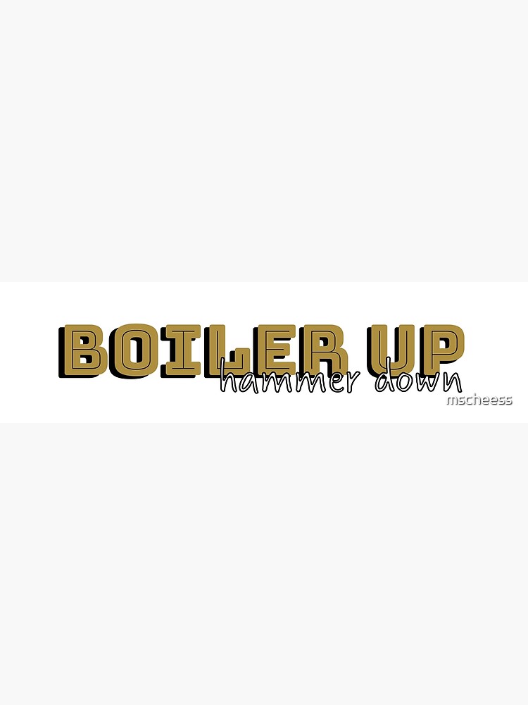 "Boiler Up Purdue Black and White" Art Print for Sale by mscheess ...