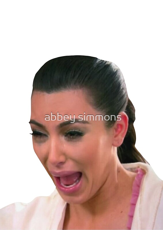 "Kim Kardashian Screaming Meme" by abbey simmons | Redbubble
