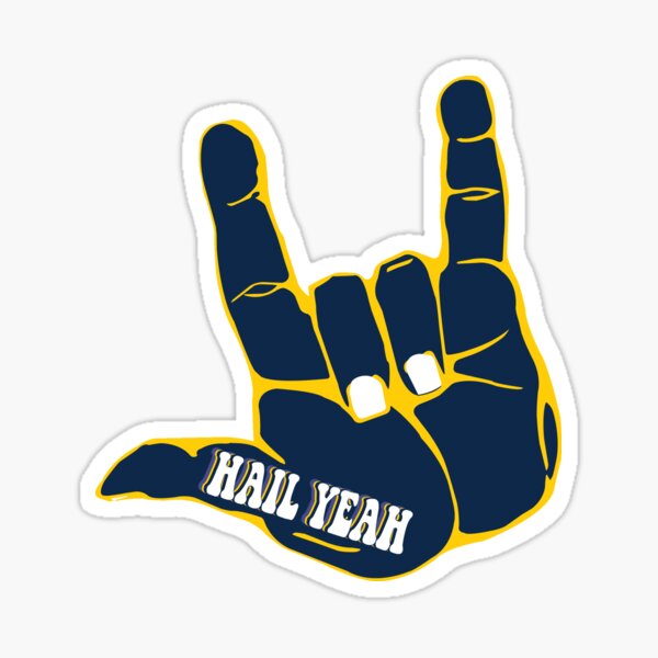 "Hail yeah rock n' roll " Sticker for Sale by shaber7 | Redbubble