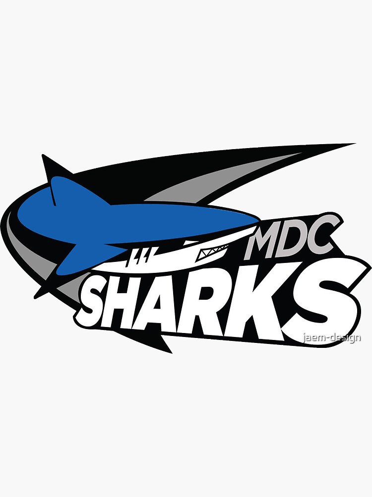 "Go Sharks" Sticker for Sale by jaem-design | Redbubble