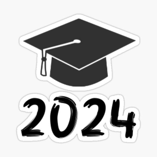  2024 Graduate Sticker For Sale By Rachelsoccio Redbubble