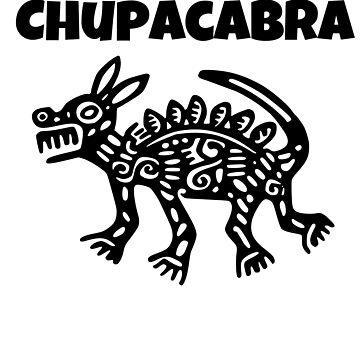 "Chupacabra" Sticker for Sale by crazymikeguide | Redbubble