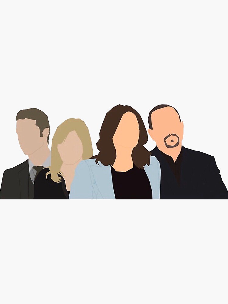 "law and order SVU sticker" Sticker for Sale by schmicol | Redbubble