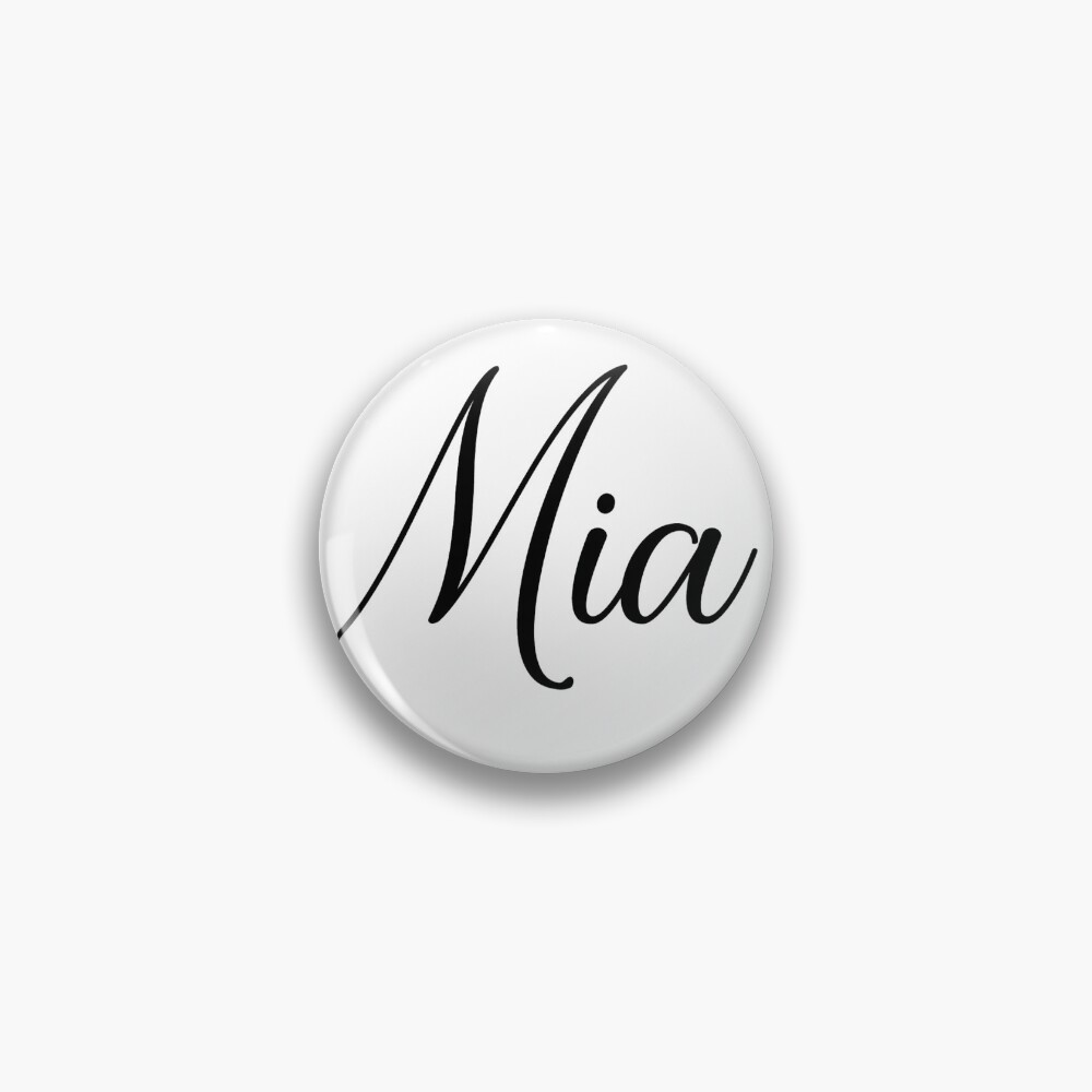 "mia script name sticker" Sticker for Sale by th3a | Redbubble