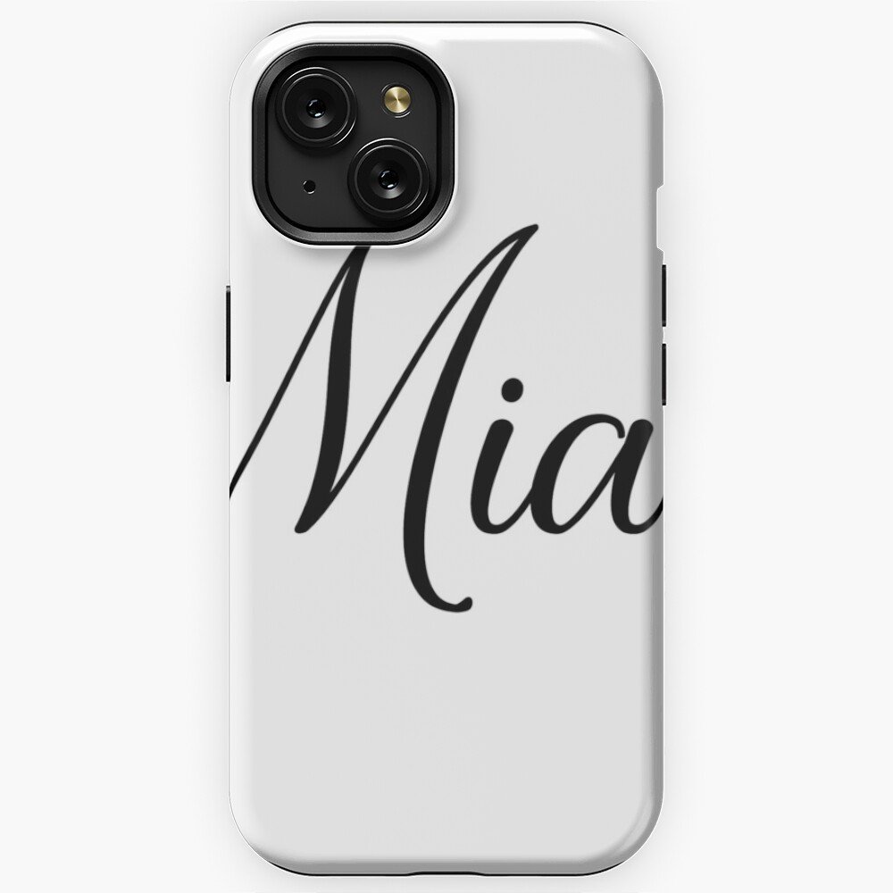 "mia script name sticker" Sticker for Sale by th3a | Redbubble