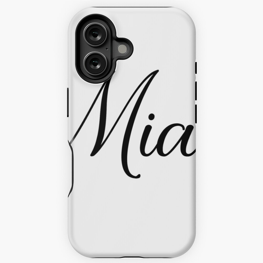 "mia script name sticker" Sticker for Sale by th3a | Redbubble