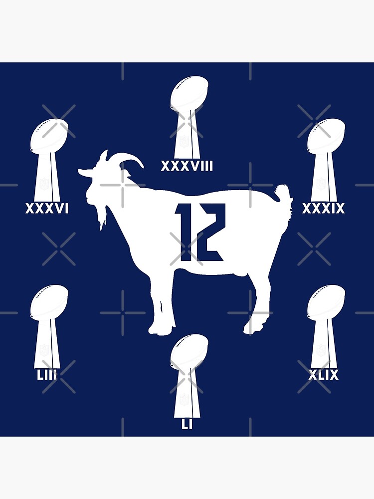 "The GOAT - New England Six Pack " Poster by TheDFDesigns | Redbubble