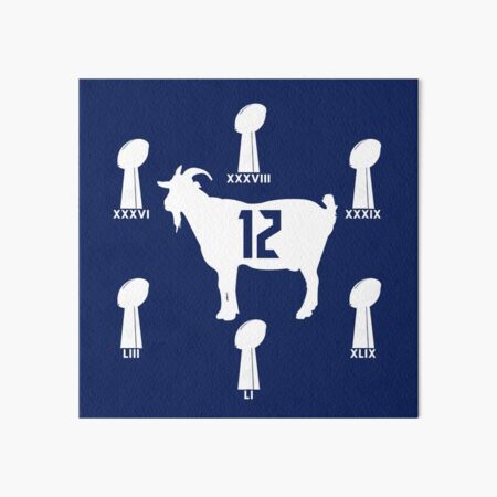 "The GOAT - New England Six Pack " Art Board Print for Sale by ...