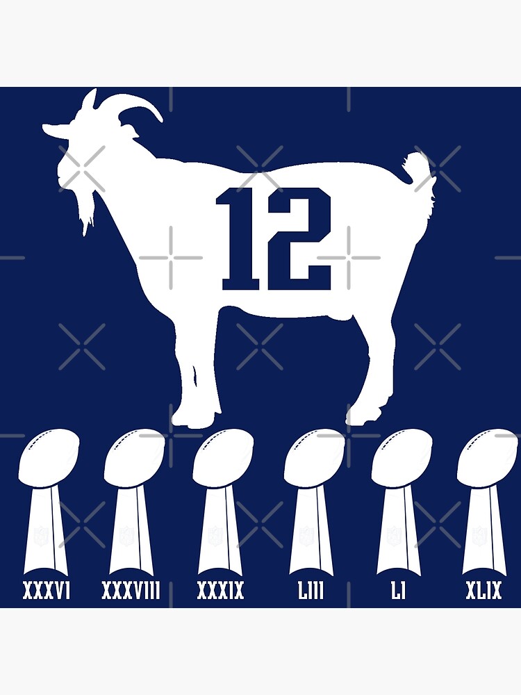 "The GOAT - New England Six Pack " Poster by TheDFDesigns | Redbubble