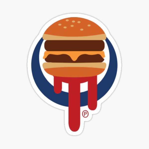 "Burger Shot" Sticker by RedFajitas | Redbubble