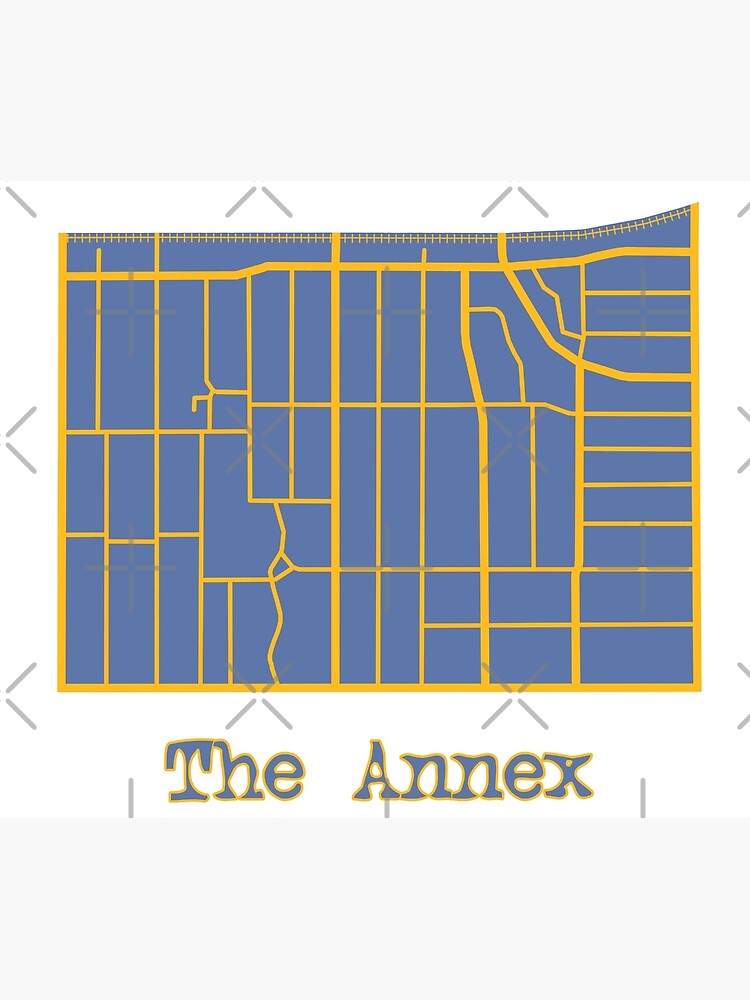 "The Annex Map" Poster for Sale by TeeOhGraphics | Redbubble