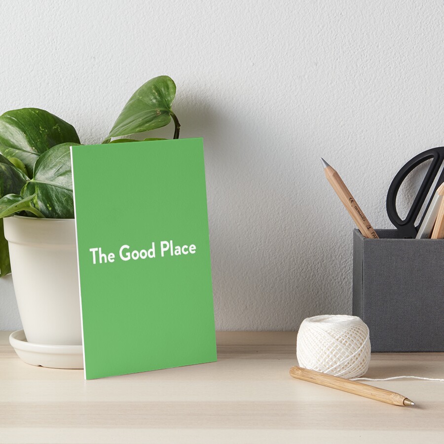 "The Good Place® - Logo [White]" Poster for Sale by SWISH-Design ...