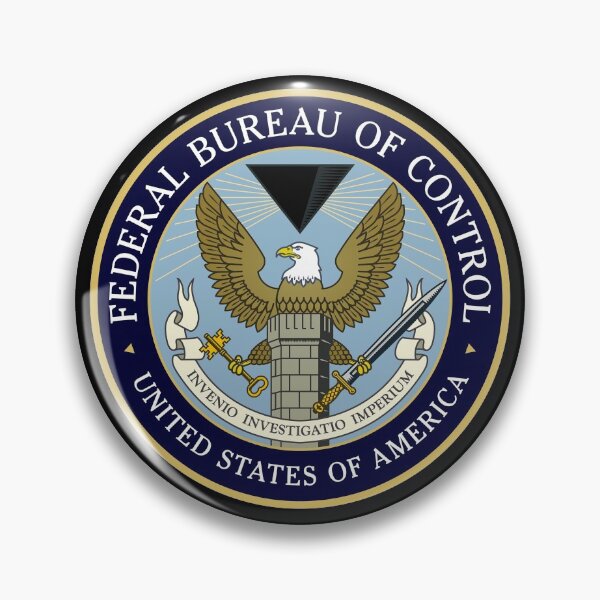"Control™ - Federal Bureau of Control (Logo) [Colored]" Pin for Sale by ...