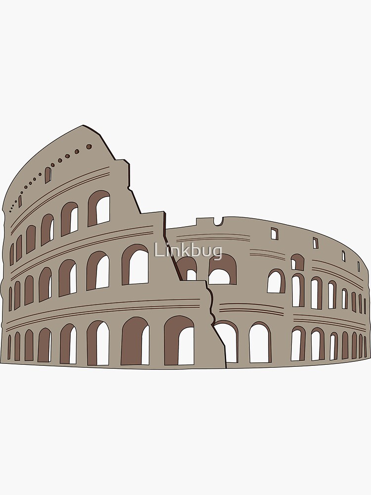 "The Colosseum" Sticker by Linkbug | Redbubble