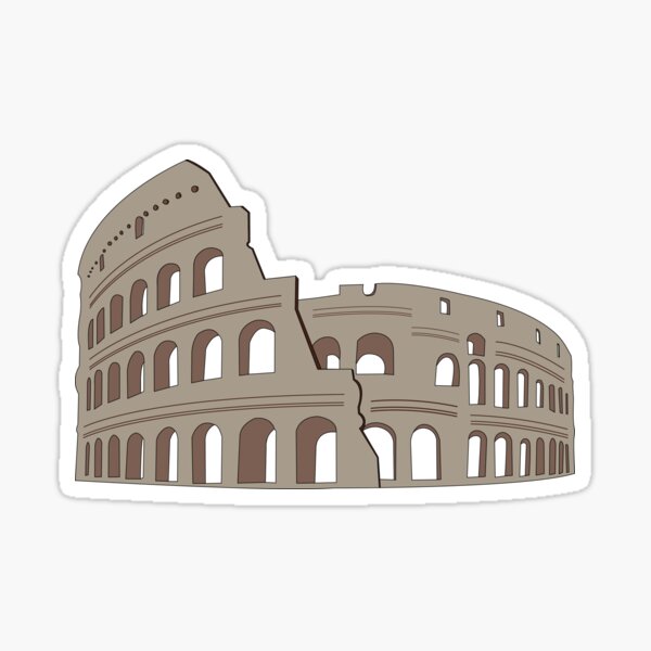 "The Colosseum" Sticker by Linkbug | Redbubble