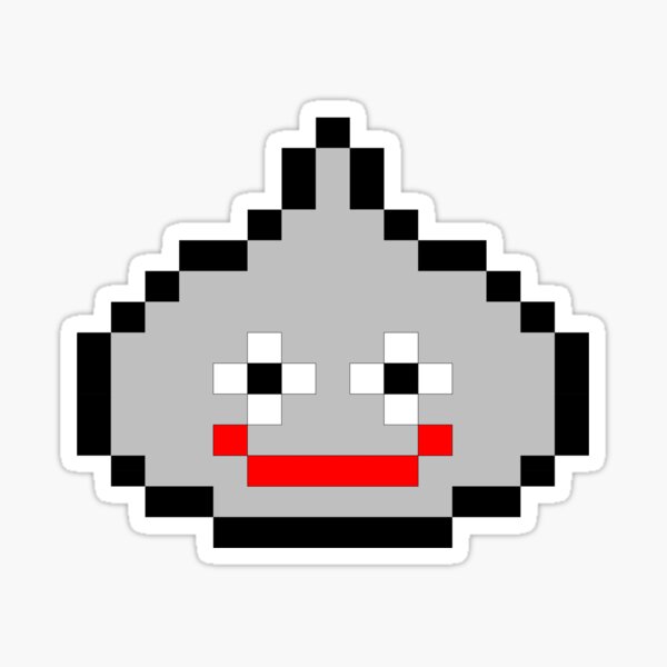 "MetalSlime" Sticker for Sale by AlefgardHero | Redbubble