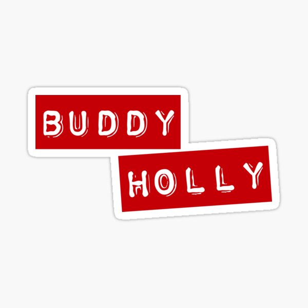 Buddy Holly Stickers | Redbubble