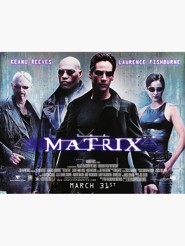 "Matrix Poster Wide" Sticker for Sale by TheDreadfulZero | Redbubble