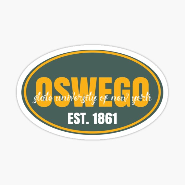 "Oswego" Sticker for Sale by natgillette7 | Redbubble