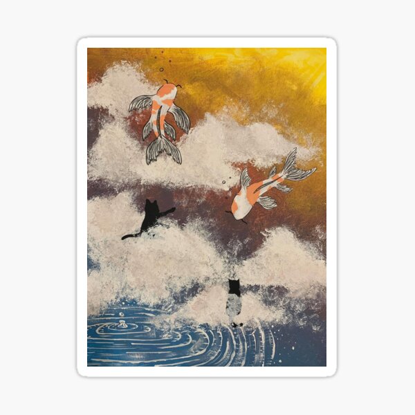"Floating" Sticker by 7nahjpg | Redbubble