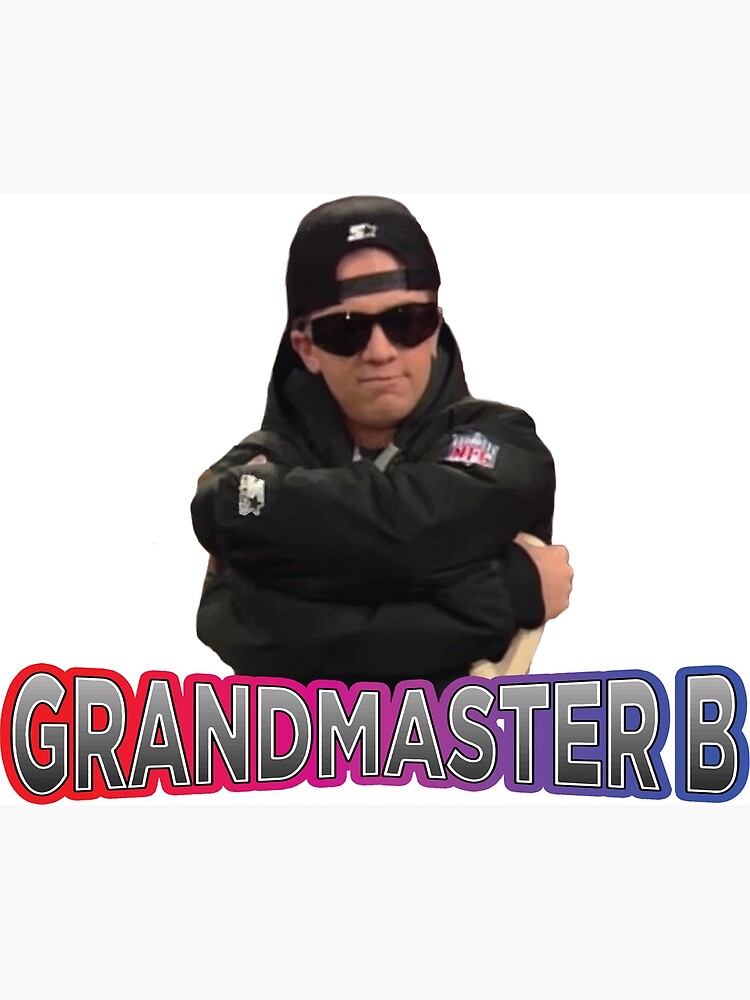 Grandmaster B Premium Matte Vertical Poster sold by Gabriel Torres ...