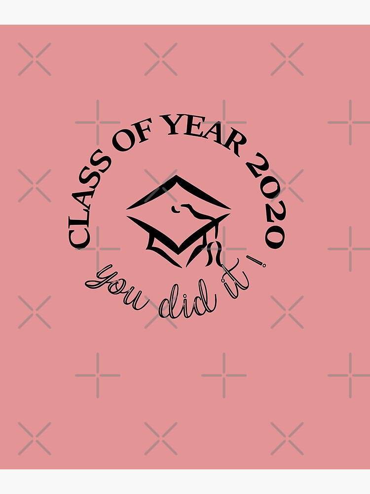 "Graduation Class of 2020" Poster by helkav | Redbubble