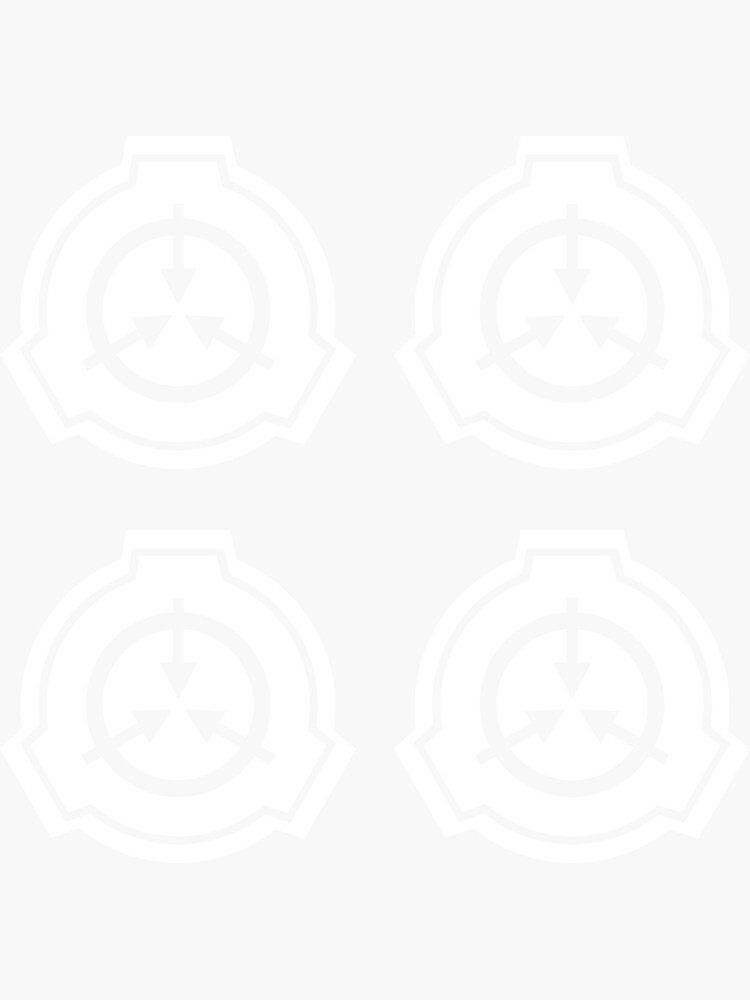 "SCP Logo Pack | White Transparent" Sticker for Sale by caarsoooon ...