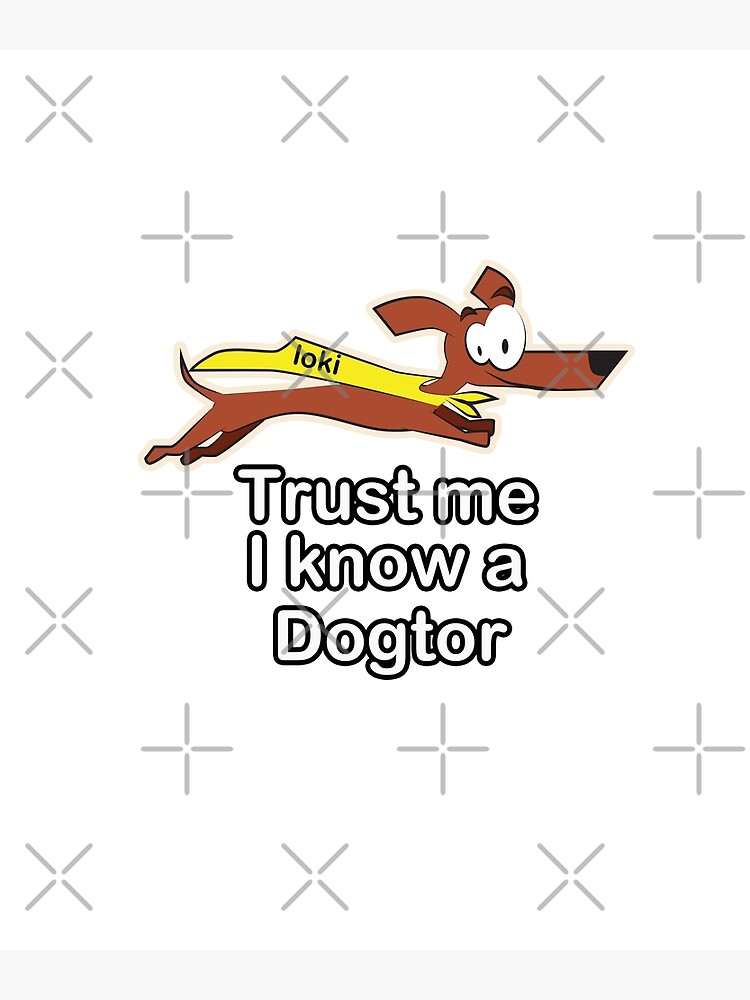 "The Dogtor, Loki" Poster by Birdtheman12345 | Redbubble