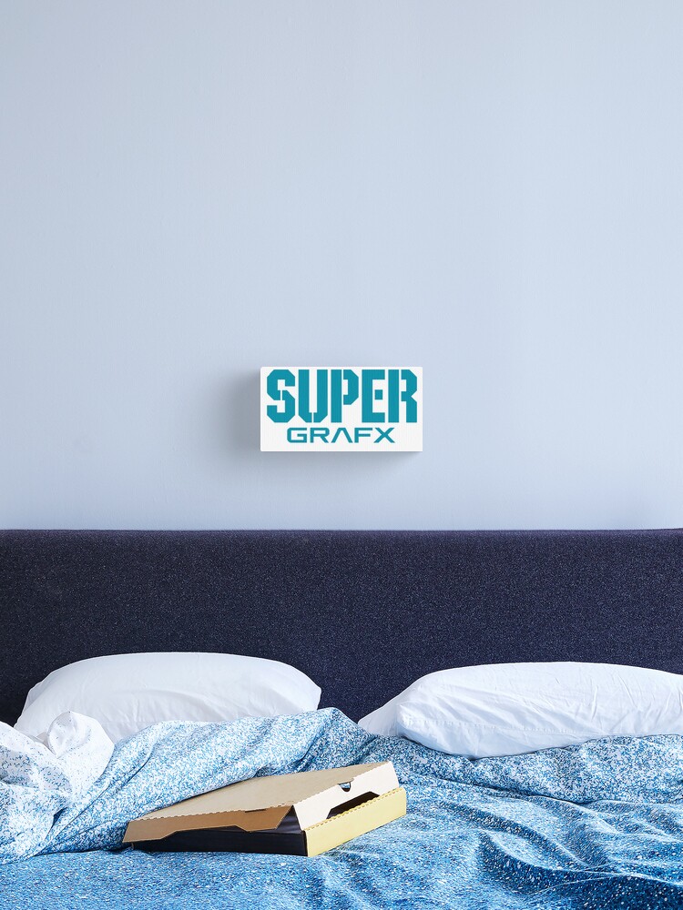 "Super Grafx Logo" Canvas Print for Sale by CDSmiles | Redbubble