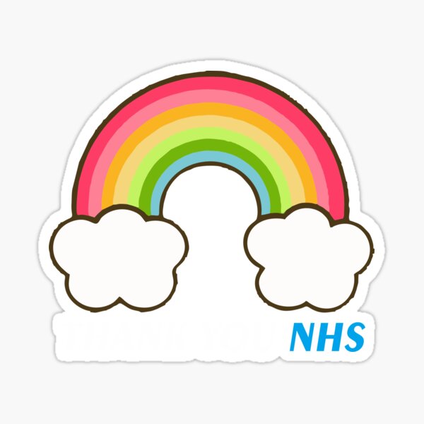 "Thank You NHS" Sticker for Sale by Caseahau | Redbubble