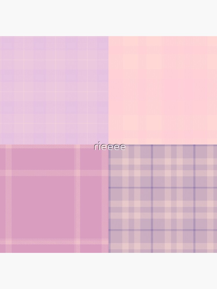 "Different Checkered Patterns Combined in a Collage: Pastel Color ...