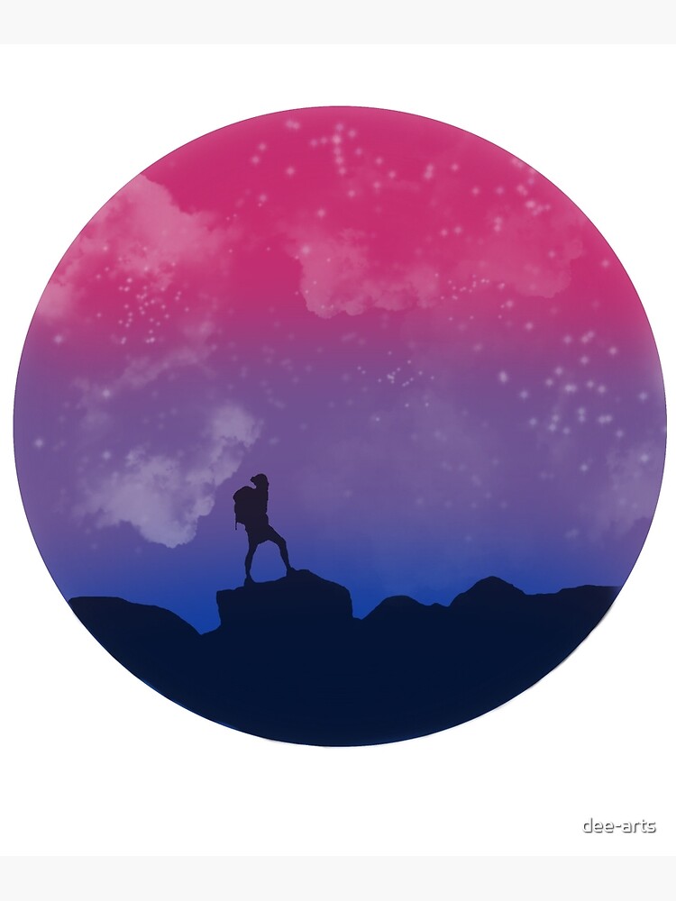 "Subtle Bi Pride Flag" Photographic Print by dee-arts | Redbubble